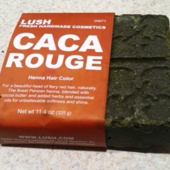 Lush | Hair | Lush Original Formula Caca Rouge Henna Natural Hair Color ...